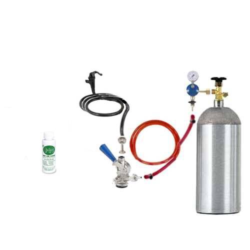9801 Basic Tailgate Kit with a 5 pound CO2 Cylinder - 9801 – The Kegman