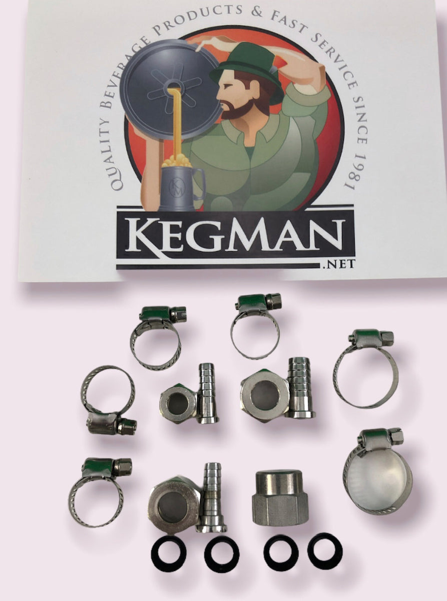 Complete Carbonator S/S Fittings Installation Kit - 5468 – The Kegman